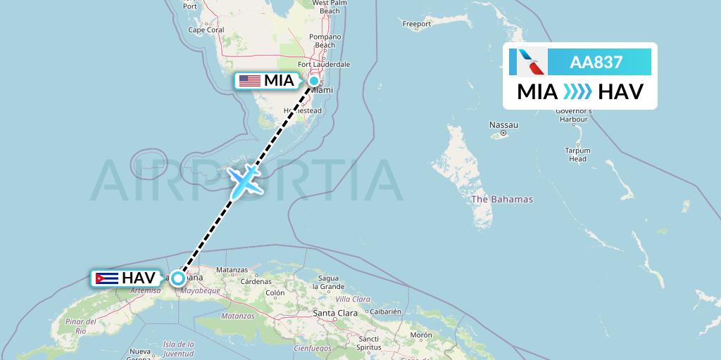 AA837 - Incident: American B738 at Havana on May 21st 2025