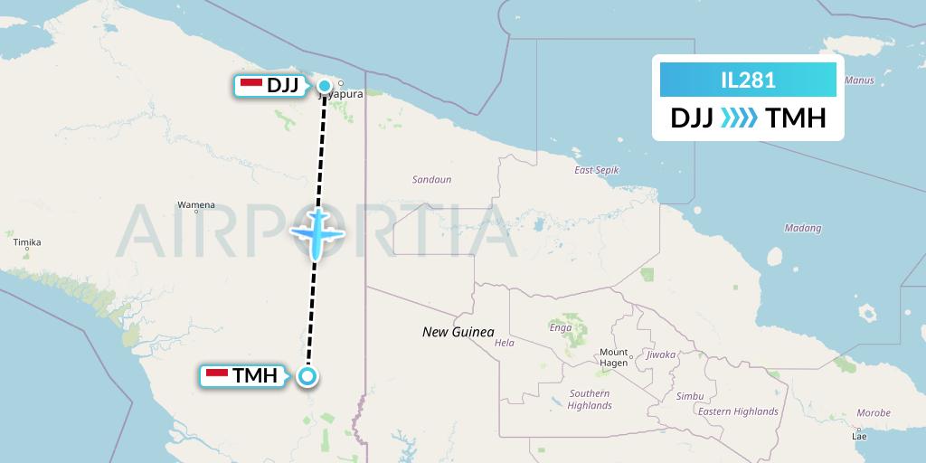 IL281 Flight Status Trigana Air Service: Jayapura to Tanah Merah-Papua ...