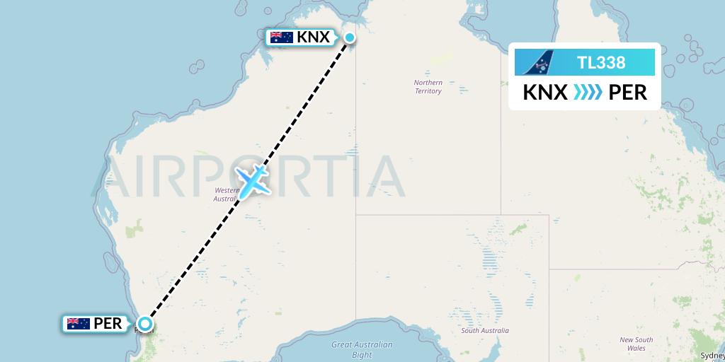 TL338 Flight Status Airnorth: Kununurra to Perth (ANO338)