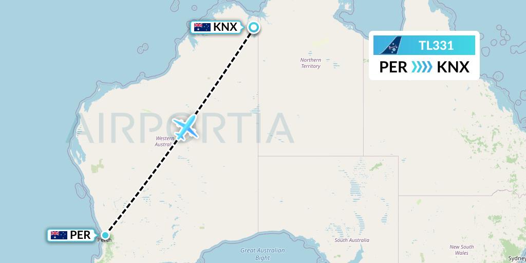 TL331 Flight Status Airnorth: Perth to Kununurra (ANO331)