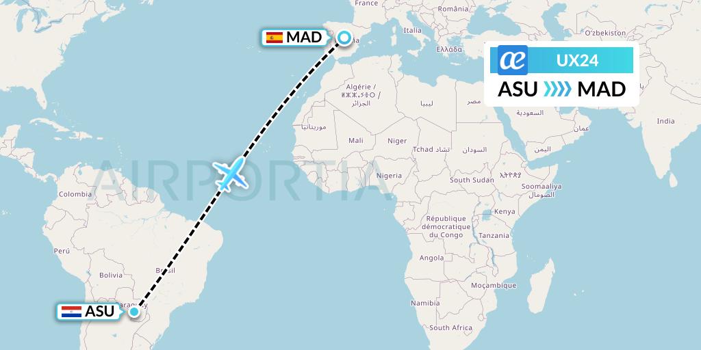 UX24 - Incident: Europa B789 at Asuncion on Jul 12th 2024