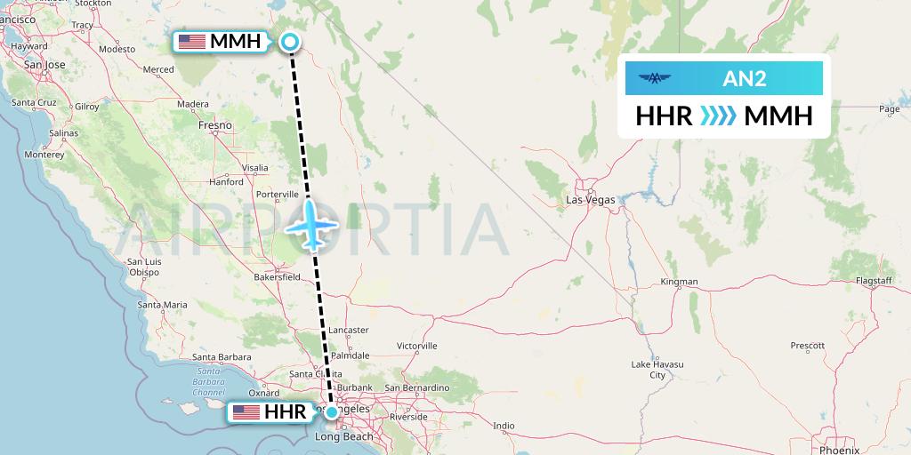 AN2 Flight Status Advanced Air: Hawthorne to Mammoth Lakes (WSN2)