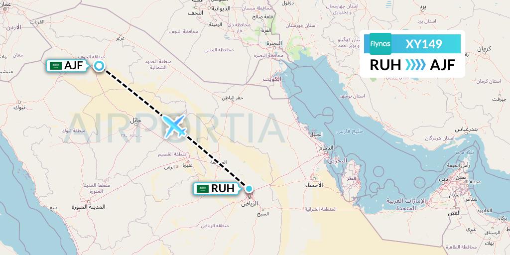 XY149 Flight Status Flynas: Riyadh to Sakaka (KNE149)