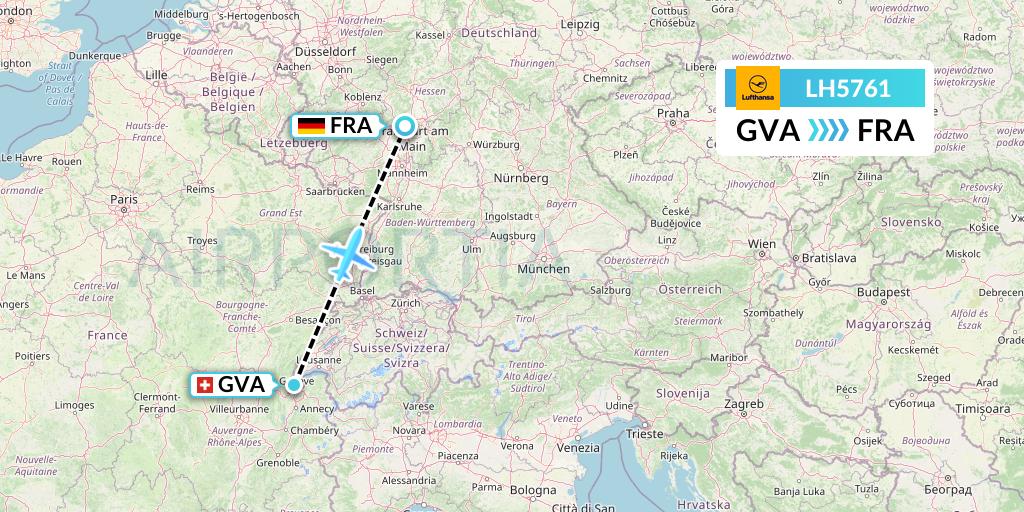 LH5761 Flight Status Lufthansa: Geneva to Frankfurt (DLH5761)
