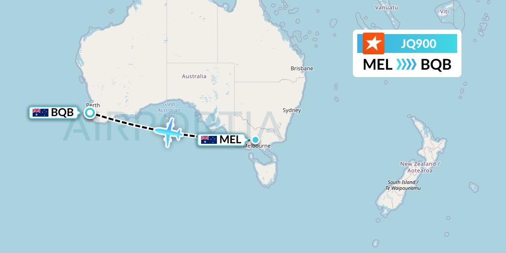 JQ900 Flight Status Jetstar Airways: Melbourne to Busselton (JST900)