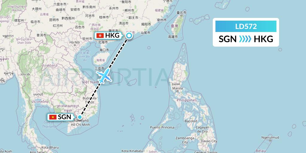 LD572 Flight Status Air Hong Kong: Ho Chi Minh City to Hong Kong (AHK572)