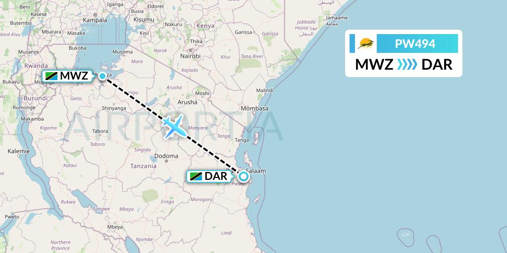 PW494 - Accident: Precision AT42 at Bukoba on Nov 6th 2022