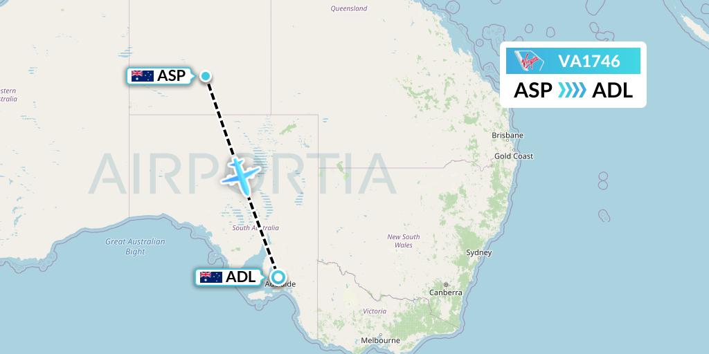 VA1746 Flight Status Virgin Australia: Alice Springs to Adelaide (VOZ1746)