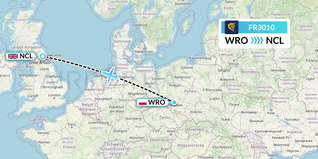 FR3010 - Incident: Ryanair B738 at Newcastle on Dec 10th 2022