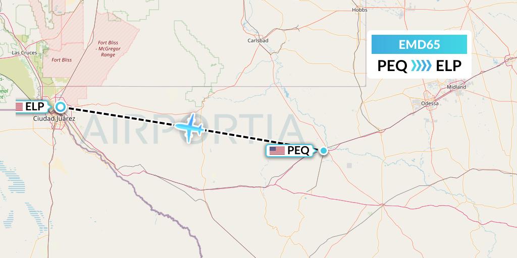 EMD65 Flight Status Eaglemed: Pecos City to El Paso