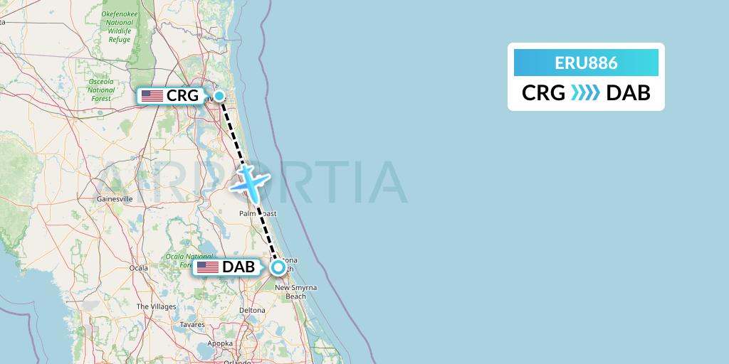 ERU886 Flight Status Embry-riddle Aeronautical University: Jacksonville ...