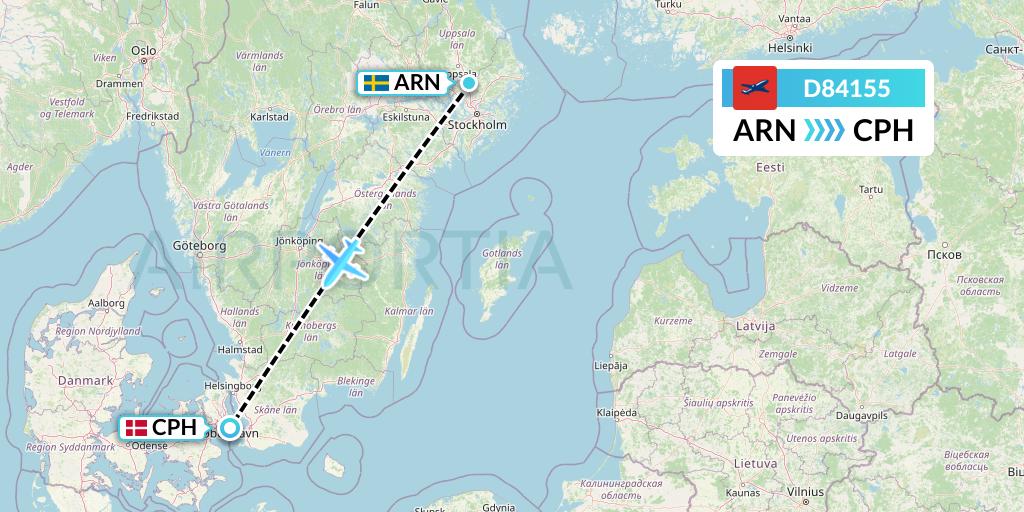 D84155 Flight Status Norwegian Air International: Stockholm to ...