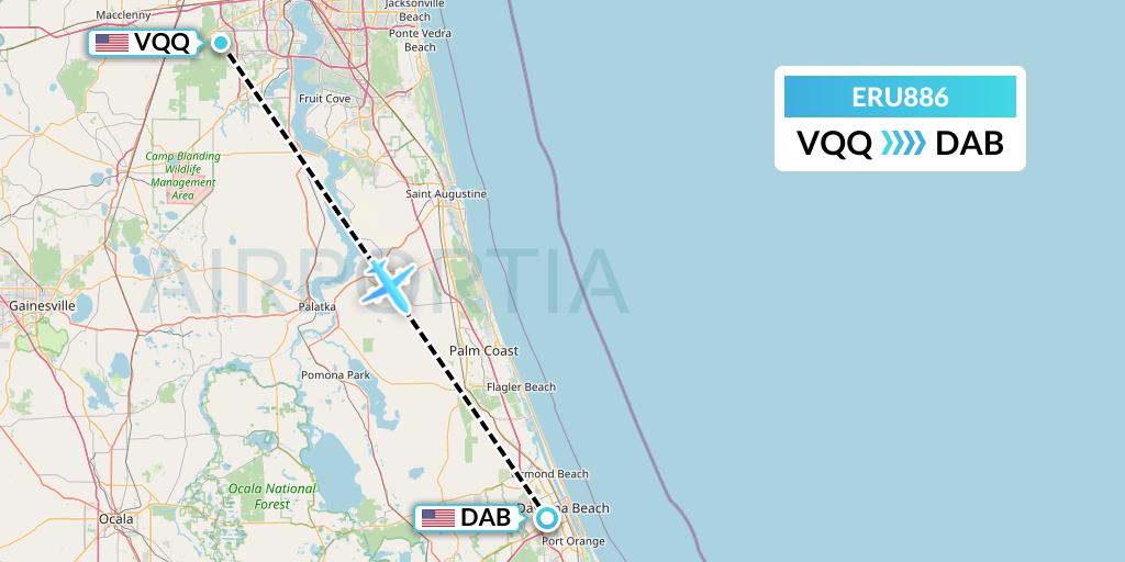 ERU886 Flight Status Embry-riddle Aeronautical University: Jacksonville ...
