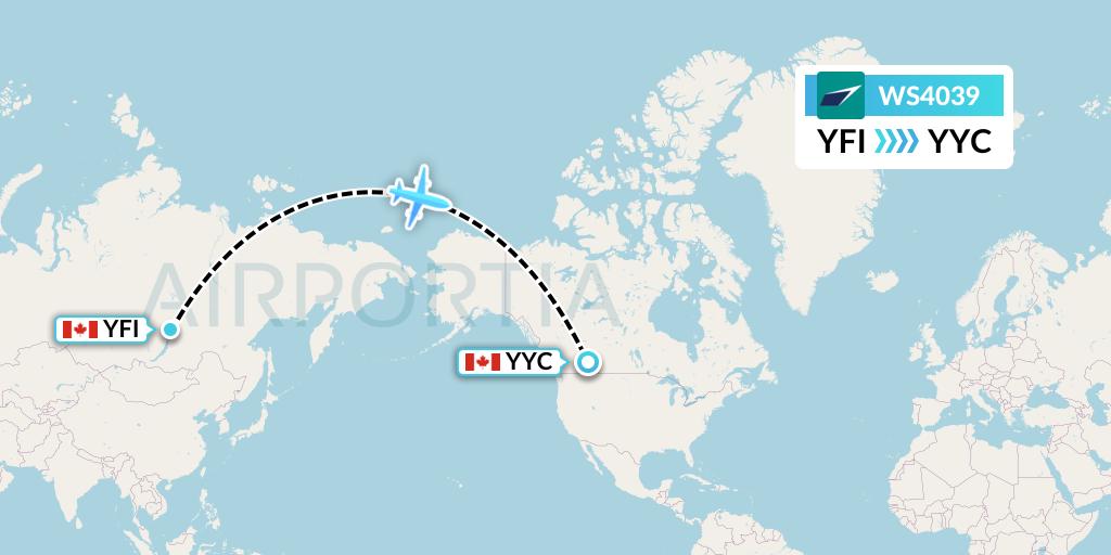WS4039 Flight Status WestJet: Fort MacKay to Calgary (WJA4039)