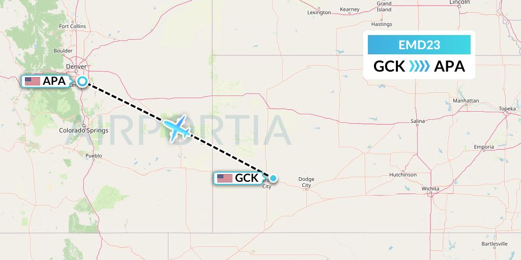 EMD23 Flight Status Eaglemed: Garden City to Denver