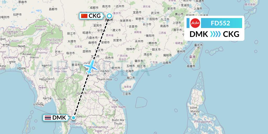 FD552 - Incident: Thai Asia A320 at Chongqing on Jul 17th 2025