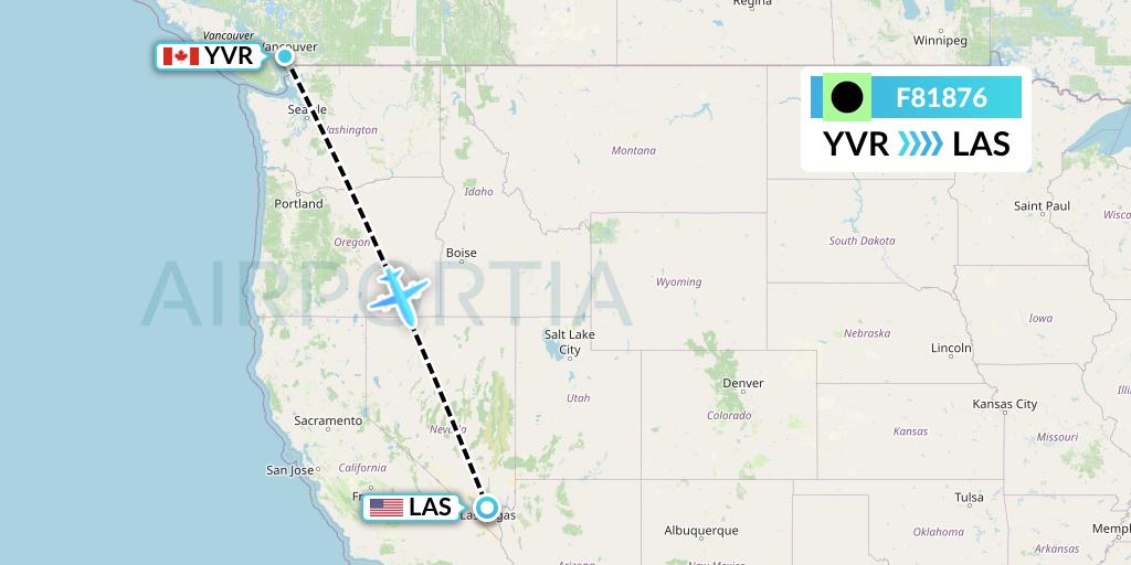 F81876 Flight Status Flair Airlines: Vancouver to Las Vegas (FLE1876)