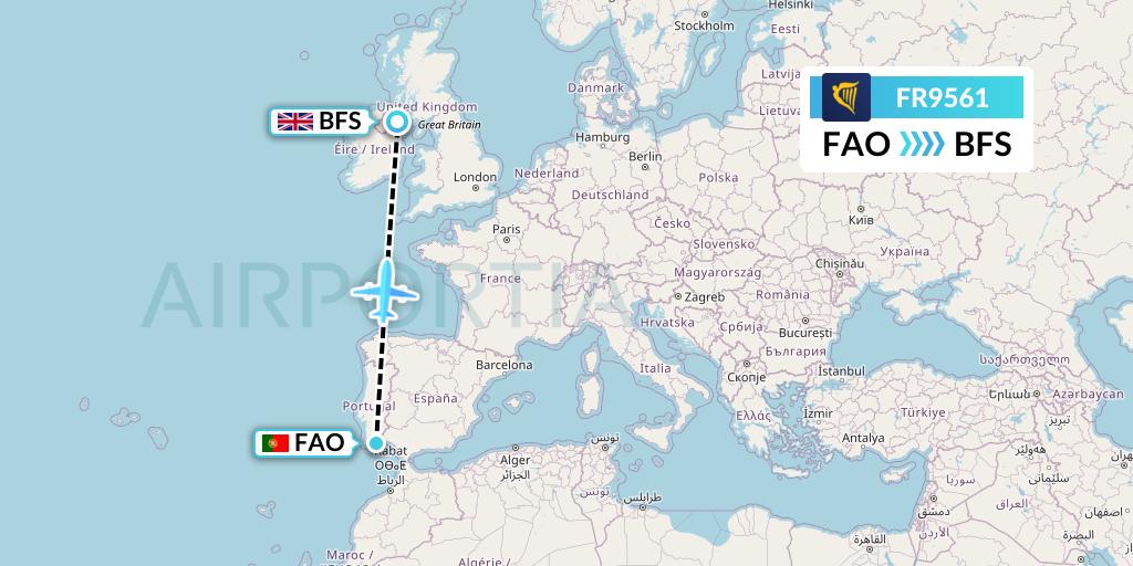 FR9561 - Incident: Ryanair B738 at Faro on Oct 29th 2023