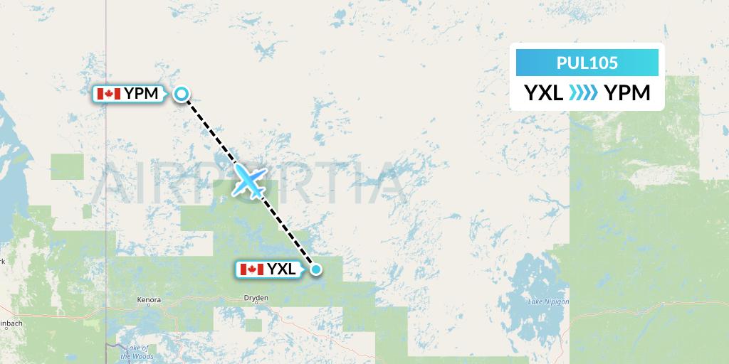 PUL105 Flight Status Ornge Air: Sioux Lookout to Pikangikum