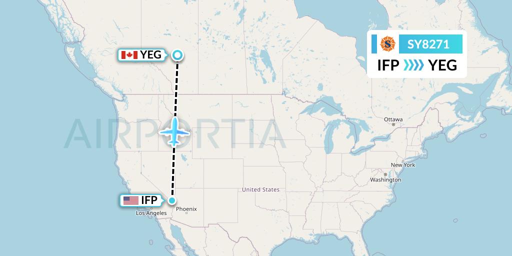 SY8271 Flight Status Sun Country Airlines: Bullhead City to Edmonton ...