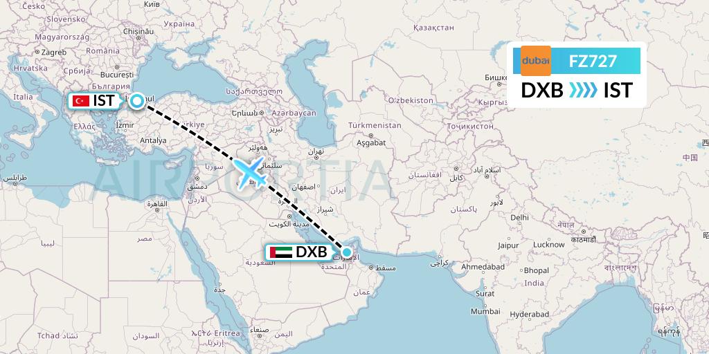 FZ727 Flight Status FlyDubai Dubai To Istanbul FDB727 FZ727 Flight Status FlyDubai Dubai To Istanbul FDB727