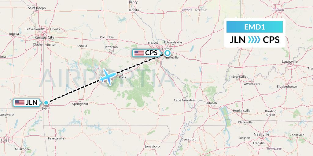 EMD1 Flight Status Eaglemed: Joplin to St. Louis