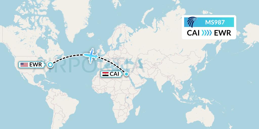 MS987 - Incident: Egypt B789 over Atlantic on Jan 20th 2024