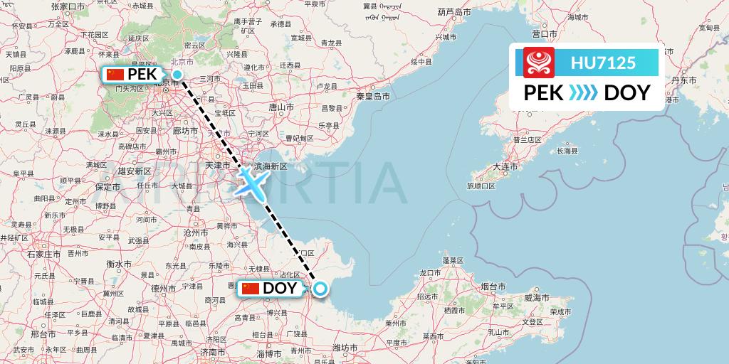 HU7125 Flight Status Hainan Airlines: Beijing to Dongying (CHH7125)