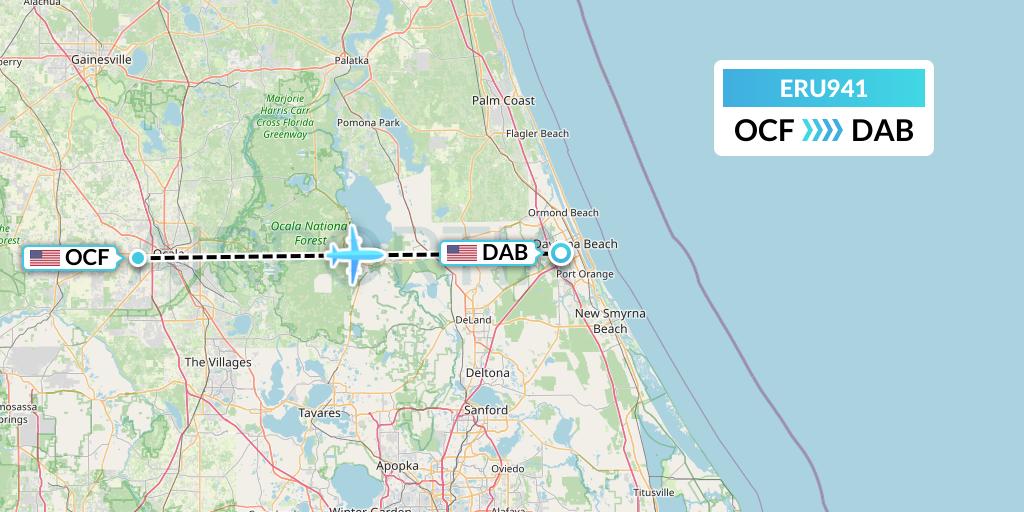 ERU941 Flight Status Embry-riddle Aeronautical University: Ocala to ...