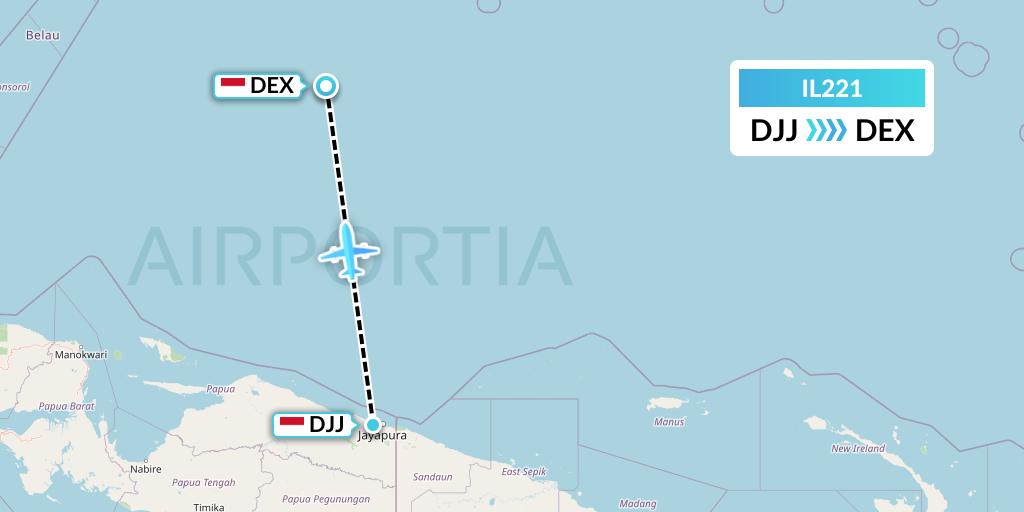 IL221 Flight Status Trigana Air Service: Jayapura to Timika (TGN221)