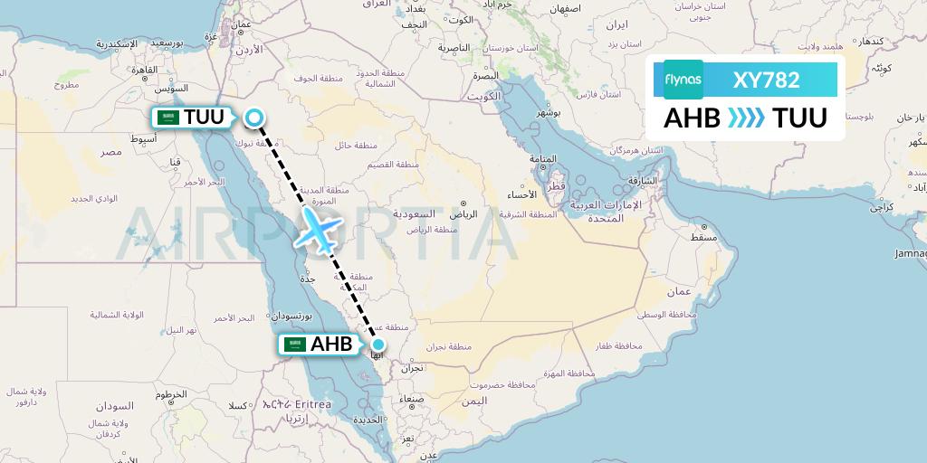 XY782 Flight Status Flynas: Abha to Tabuk (KNE782)