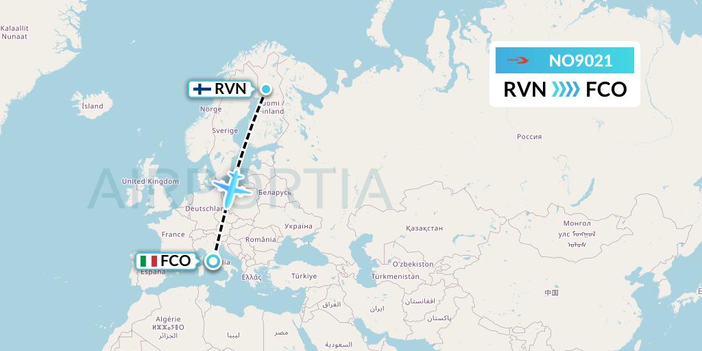NO9021 Flight Status Neos: Rovaniemi to Rome (NOS9021)