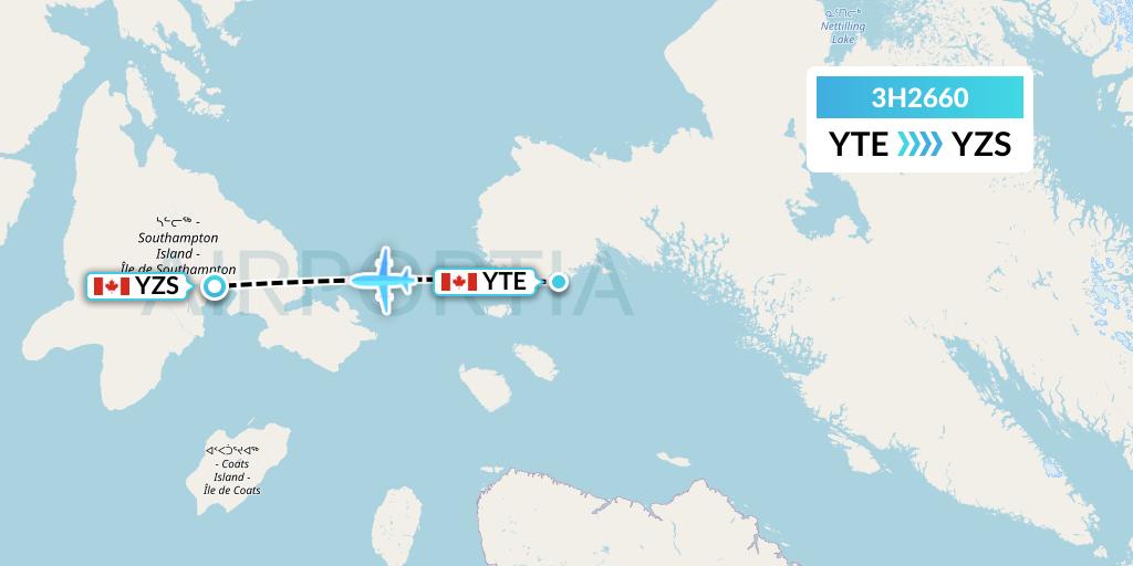 3H2660 Flight Status Air Inuit: Cape Dorset to Coral Harbour (AIE2660)
