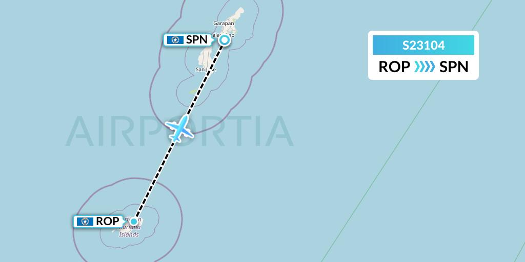 S23104 Flight Status Star Marianas Air: Rota to Saipan