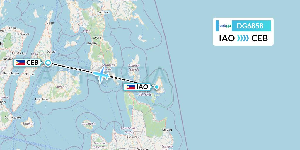 DG6858 Flight Status Cebgo: Del Carmen to Cebu (SRQ6858)