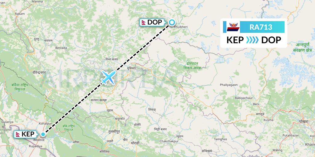 RA713 Flight Status Royal Nepal Airlines: Nepalgunj to Dolpa (RNA713)