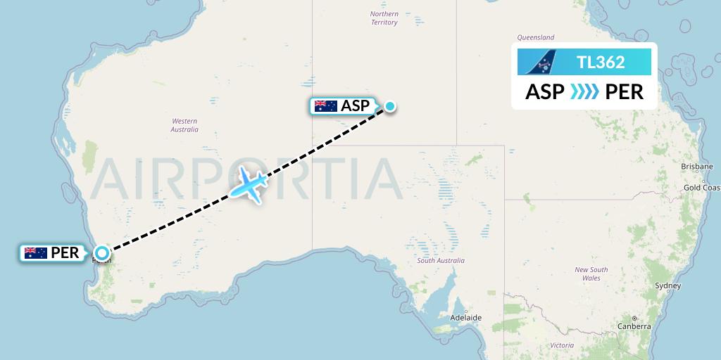 TL362 Flight Status Airnorth: Alice Springs to Perth (ANO362)