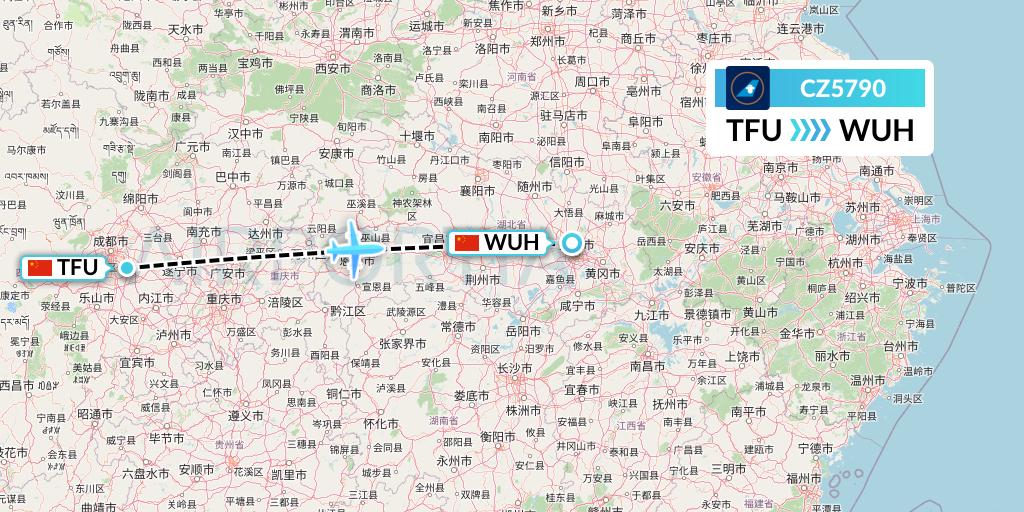 CZ5790 Flight Status China Southern Airlines: Chengdu to Wuhan (CSN5790)