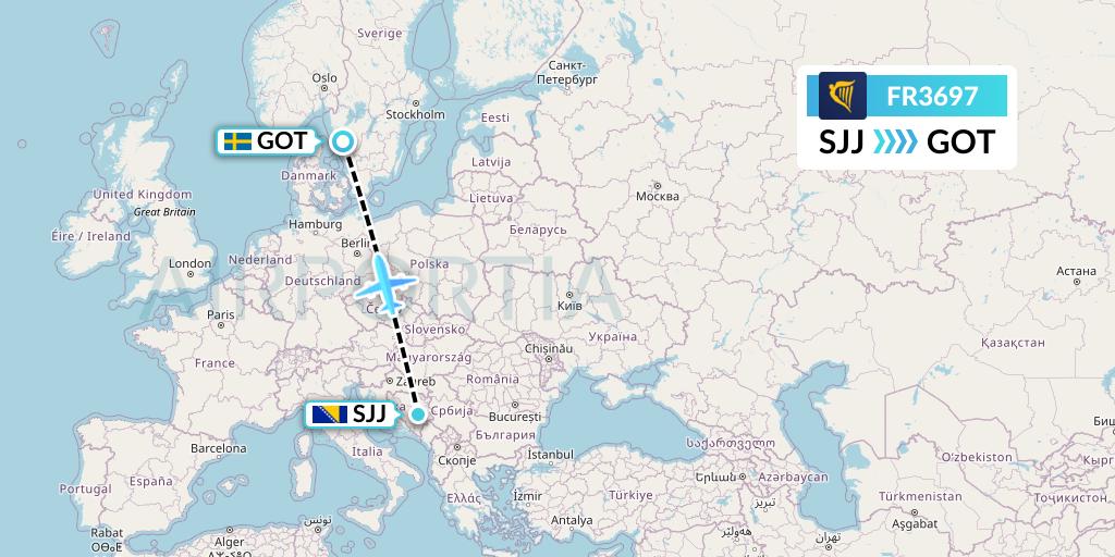 FR3697 - Incident: Ryanair B738 at Gothenburg on Jul 2nd 2024