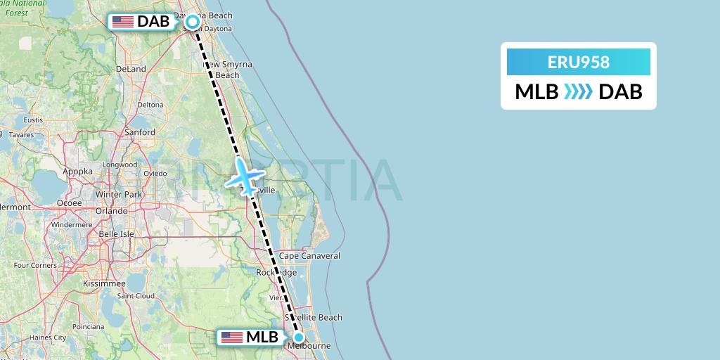 ERU958 Flight Status Embry-riddle Aeronautical University: Melbourne to ...