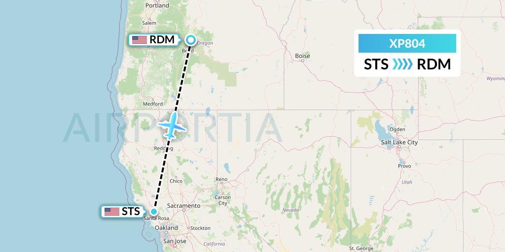 XP804 Flight Status Avelo Airlines: Santa Rosa to Redmond (VXP804)