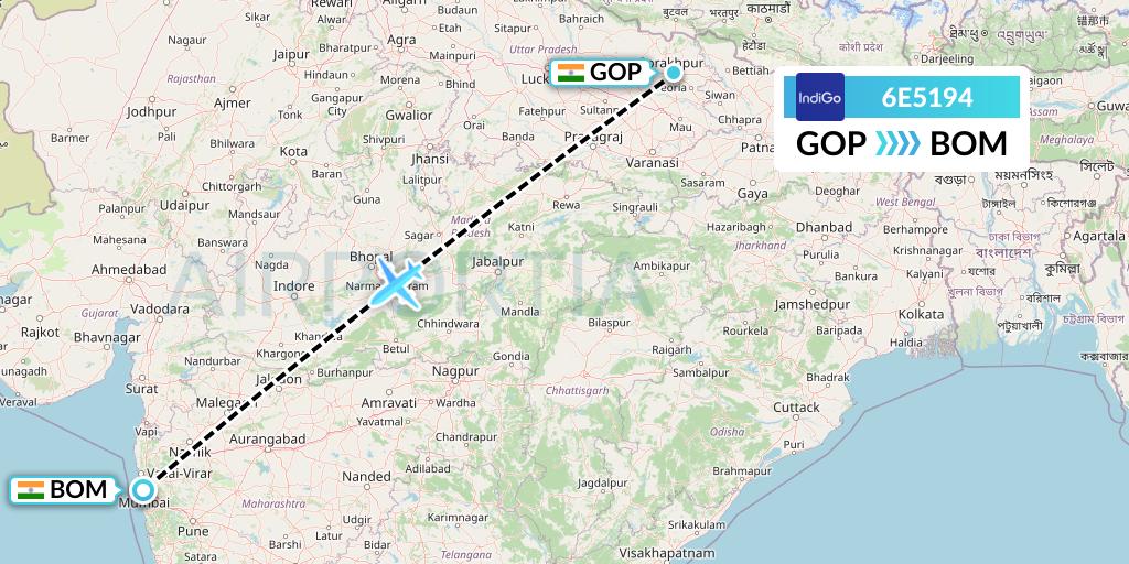 6E5194 - Incident: Indigo A20N near Lucknow on Jul 12th 2024