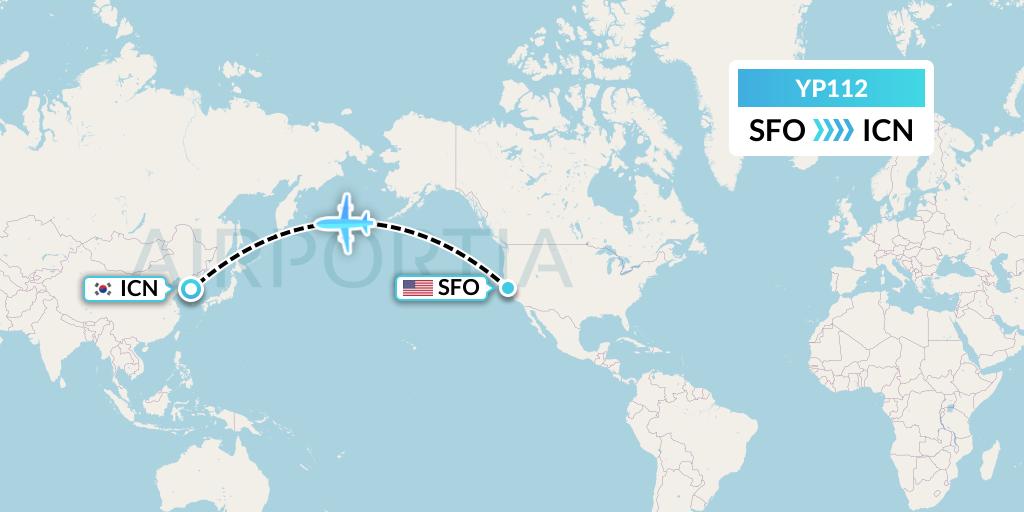 YP112 Flight Status Air Premia: San Francisco to Seoul (APZ112)