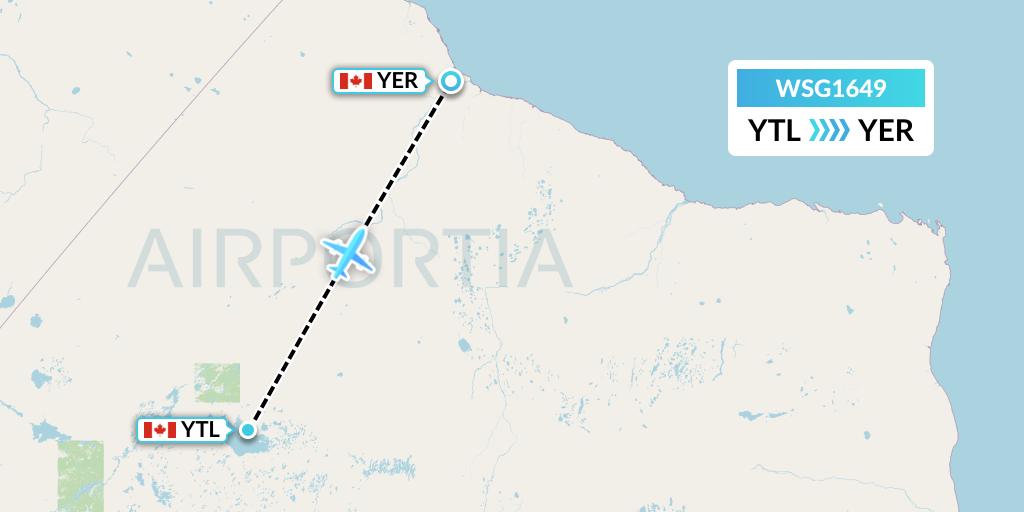 WSG1649 Flight Status Wasaya Airways: Big Trout to Fort Severn