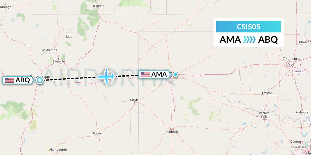 CSI505 Flight Status Csi Aviation: Amarillo to Albuquerque