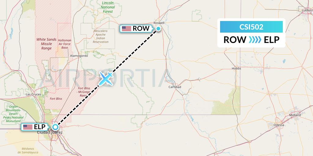 CSI502 Flight Status Csi Aviation: Roswell to El Paso