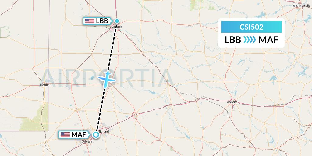 CSI502 Flight Status Csi Aviation: Lubbock to Midland