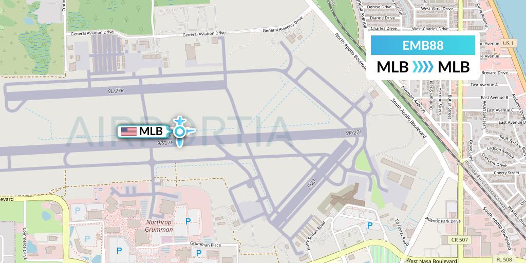 EMB88 Flight Status Embraer: Melbourne to Melbourne