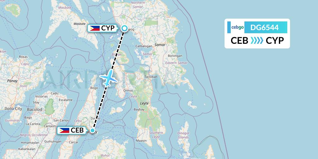 DG6544 Flight Status Cebgo: Cebu to Calbayog (SRQ6544)