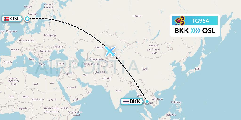 Thai airways flight route map | Soule.lgbt